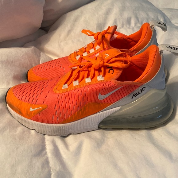 Nike | Shoes | Nike Air Max Orange Sneakers Size Us 7 | Poshmark